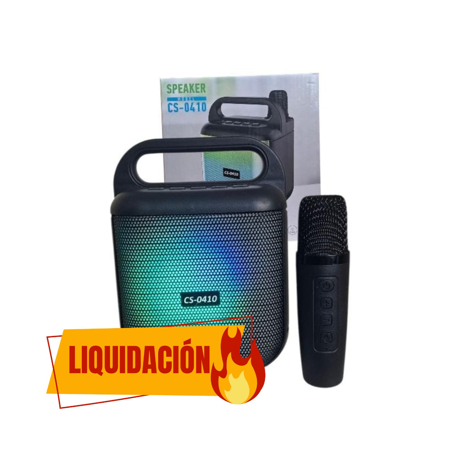 PARLANTE BT CS-0410 X 1 MICROFONO PAR-126
